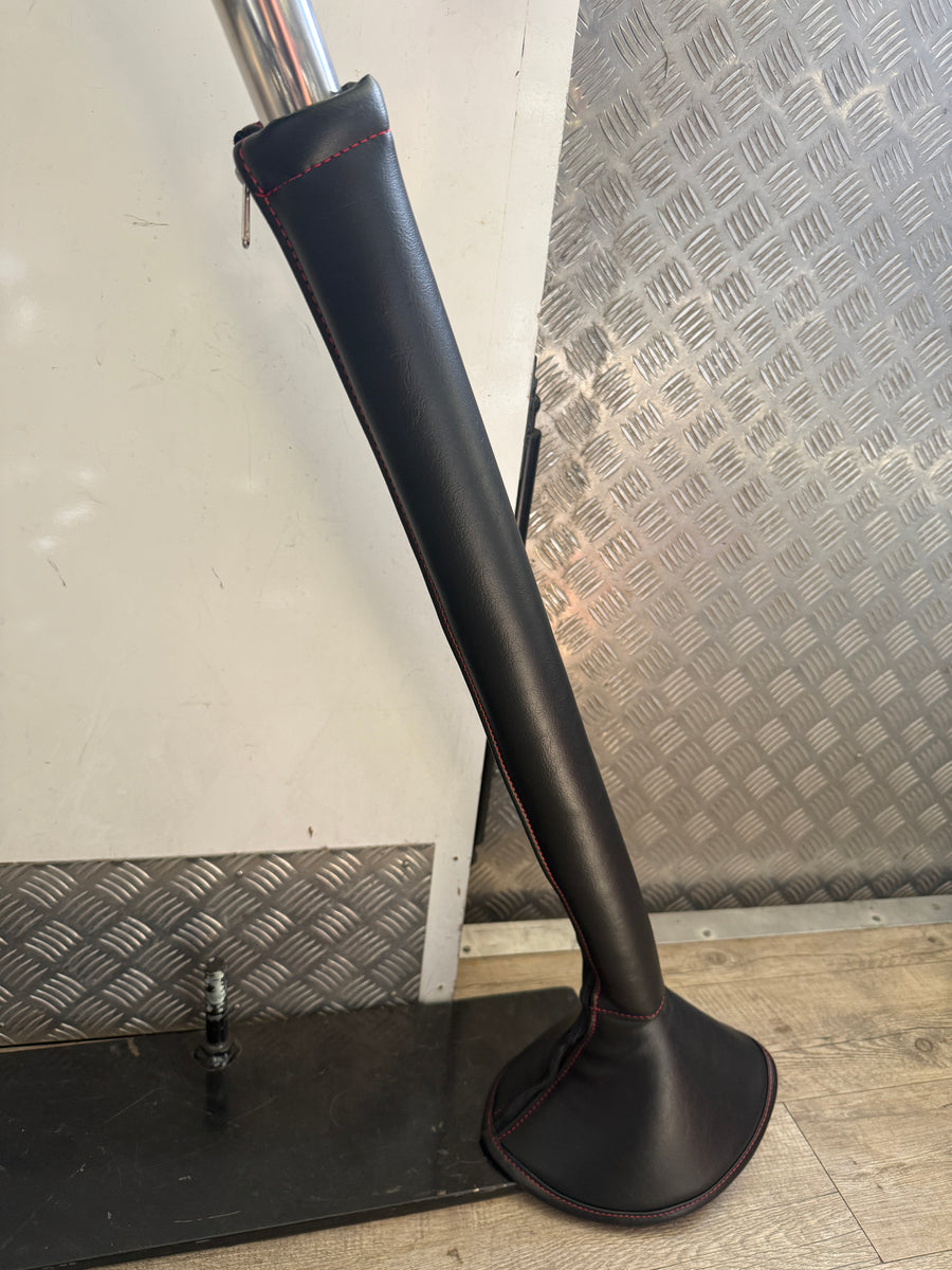 AACC - 30" Black With Red Stitching Gear Shift Boot Cover – All ...