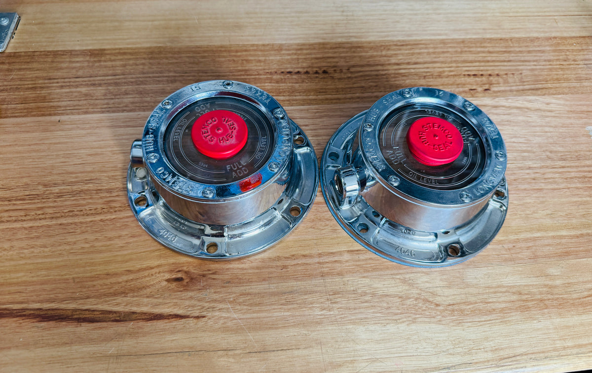 AACC - 5 1/2" Stemco Chrome Hubcaps High Profile (pair) – All American ...