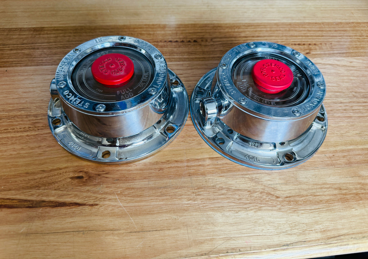 AACC - 5 1/2" Stemco Chrome Hubcaps High Profile (pair) – All American ...