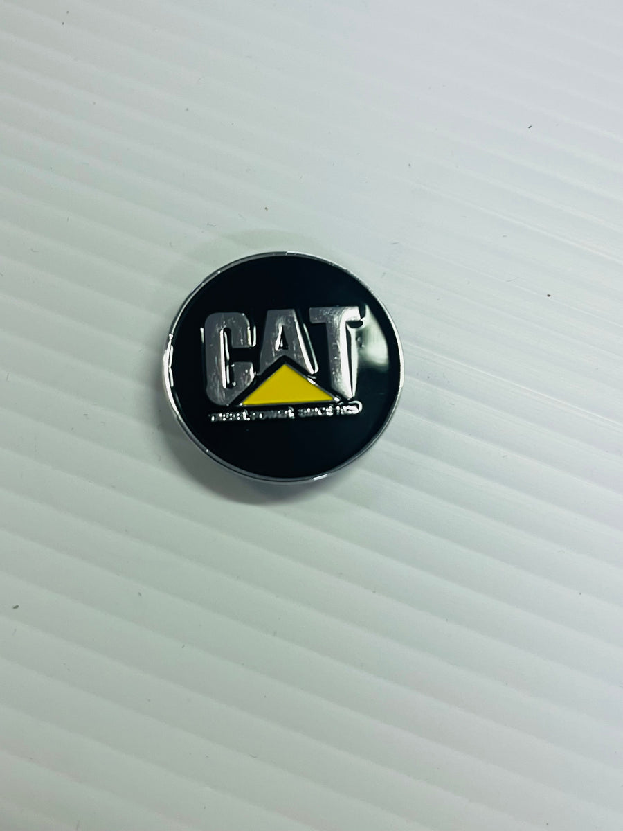 AACC - C2 - CAT black/silver/yellow round Horn Honker Medallion – All ...