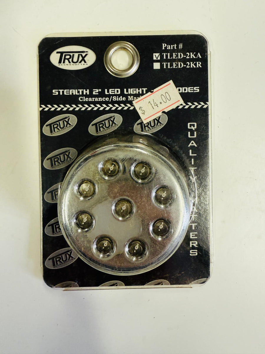 TLED-2KA : Stealth 2" Marker Light - Amber LED – All American Custom Chrome