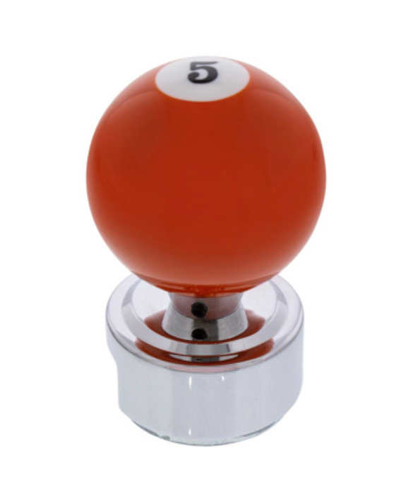 UNITED PACIFIC - 70766 : Number 5 Pool Ball Gearshift Knob For 13/15/1 ...