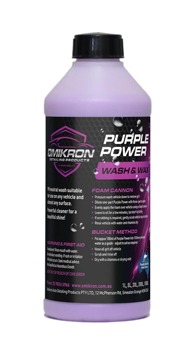 OMIKRON-PURPOW : Purple Power Wash and Wax – All American Custom Chrome