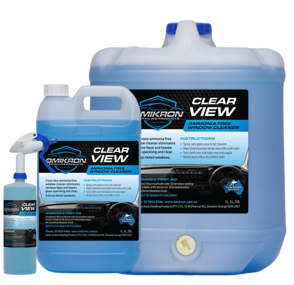 OD-CLRVW : Clear View Window Cleaner – All American Custom Chrome