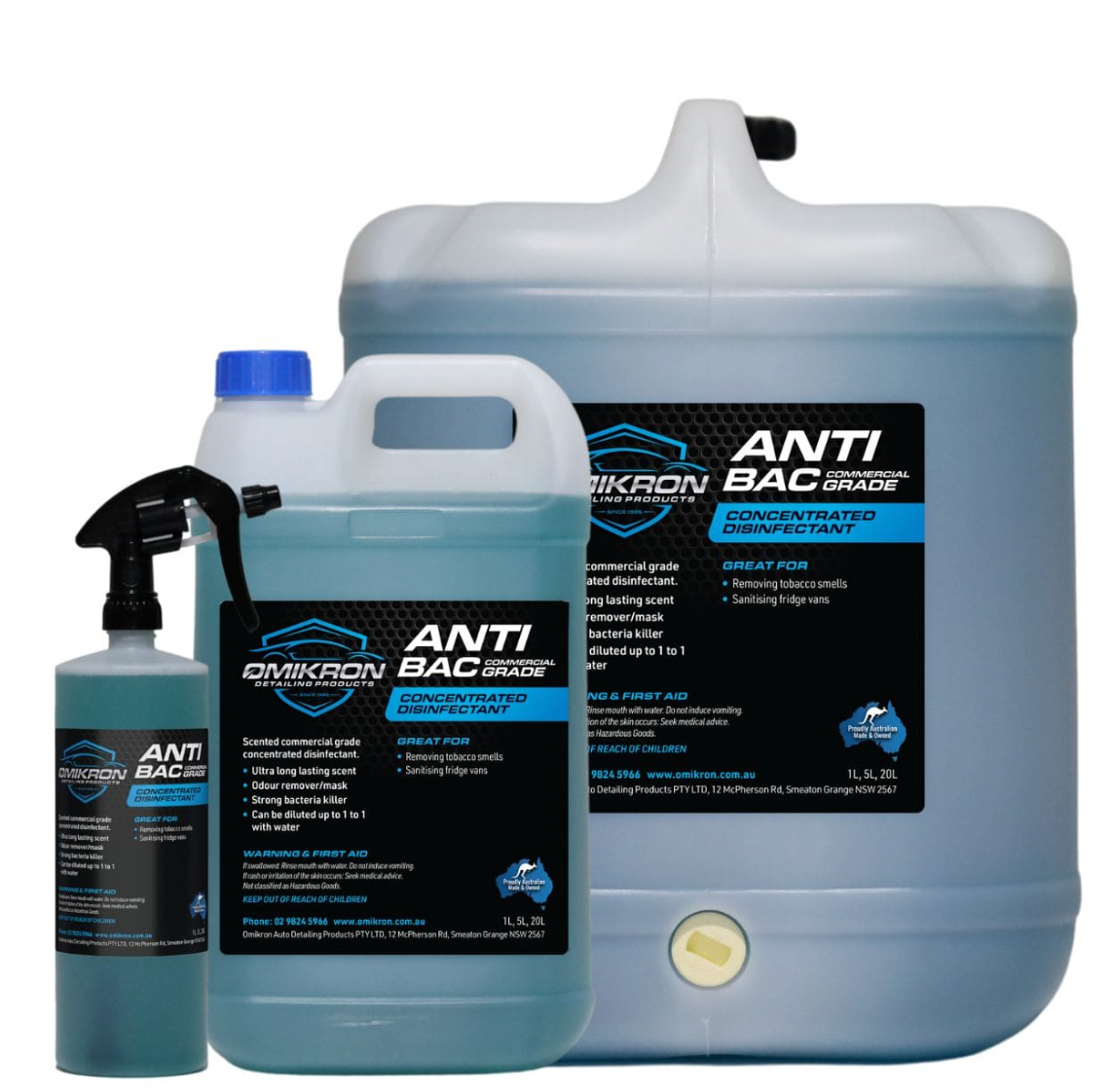 OD-ANTBAC : Antibac Disinfectant – All American Custom Chrome