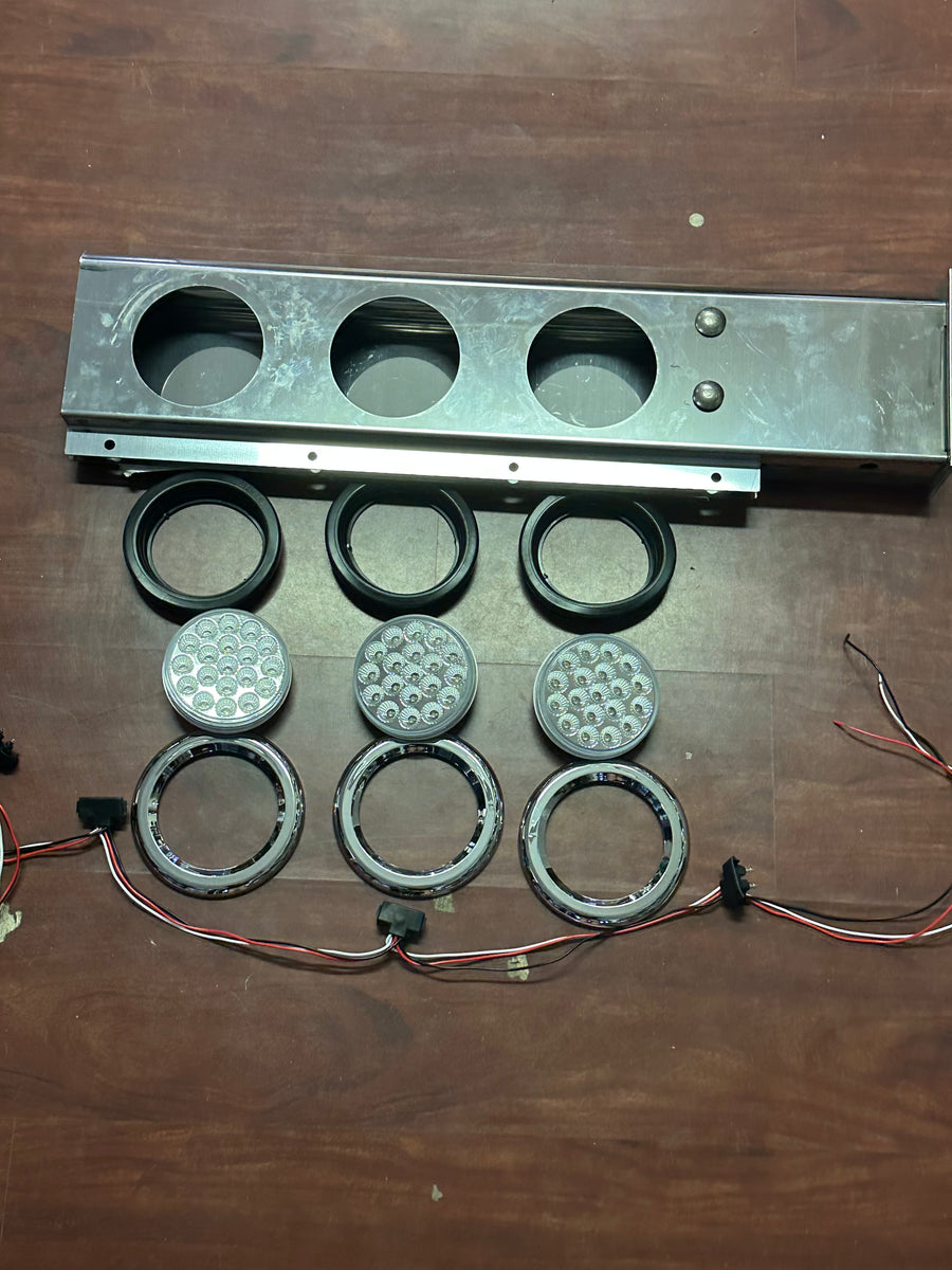 RTB - DUAL REVOLUTION LED - SPRING LOADED 304 STAINLESS REAR TAIL BARS ...