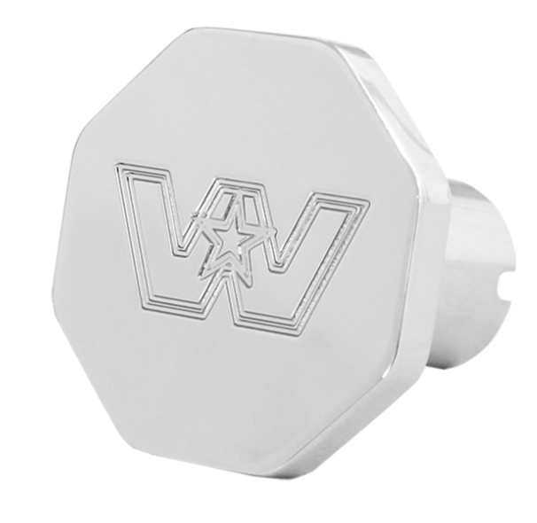 CK-WS1-O : Western Star Logo Octagon Knob – All American Custom Chrome