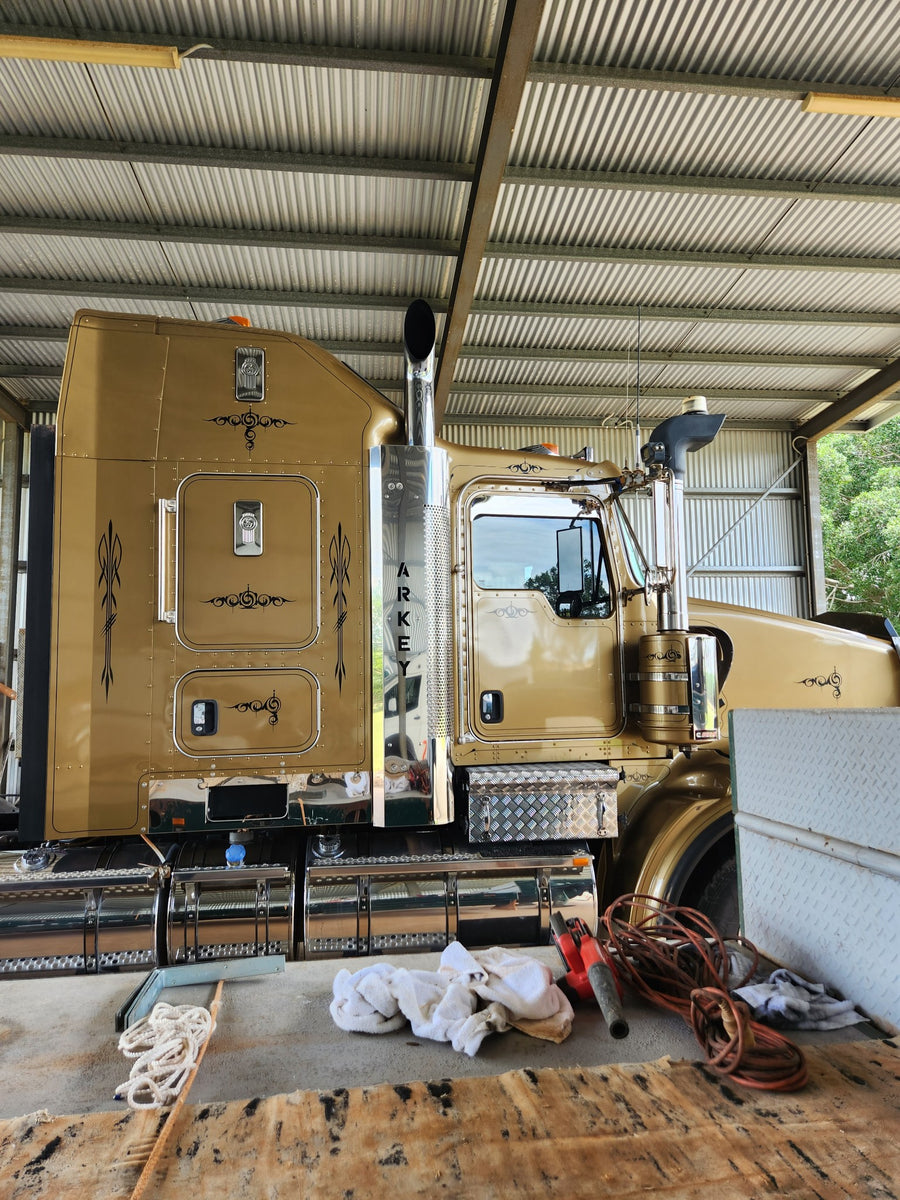 AACC-4CHOPKW : Kenworth 4" Rounded Edge Door Chops (pair) Bonneted Tru ...