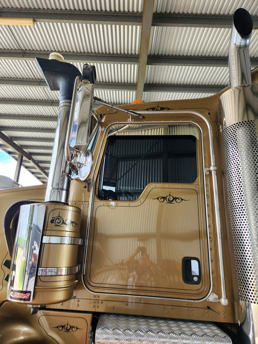 AACC-4CHOPKW : Kenworth 4" Rounded Edge Door Chops (pair) Bonneted Tru ...